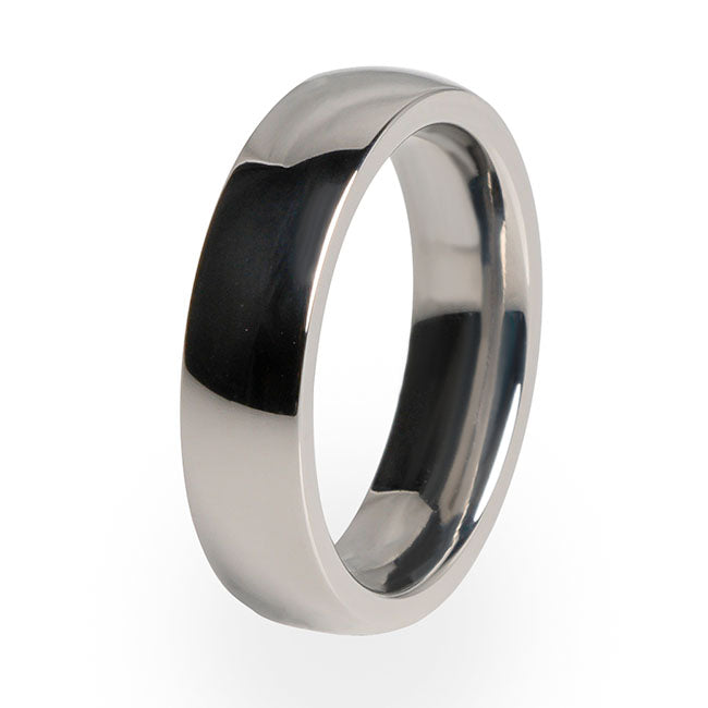 Lunar Eclipse - Women's Classic Rounded Titanium Wedding Band ...