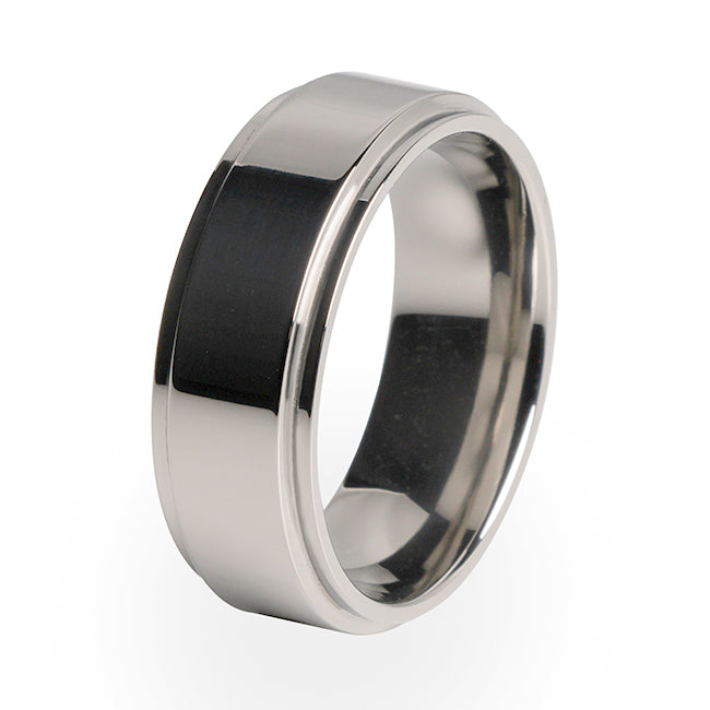 Nova - Classic Men's Titanium Wedding Band | Titanium Rings