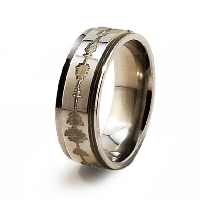SoundWave Music Rings | Titanium Rings