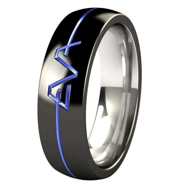 Custom EVA Ring | Titanium Rings