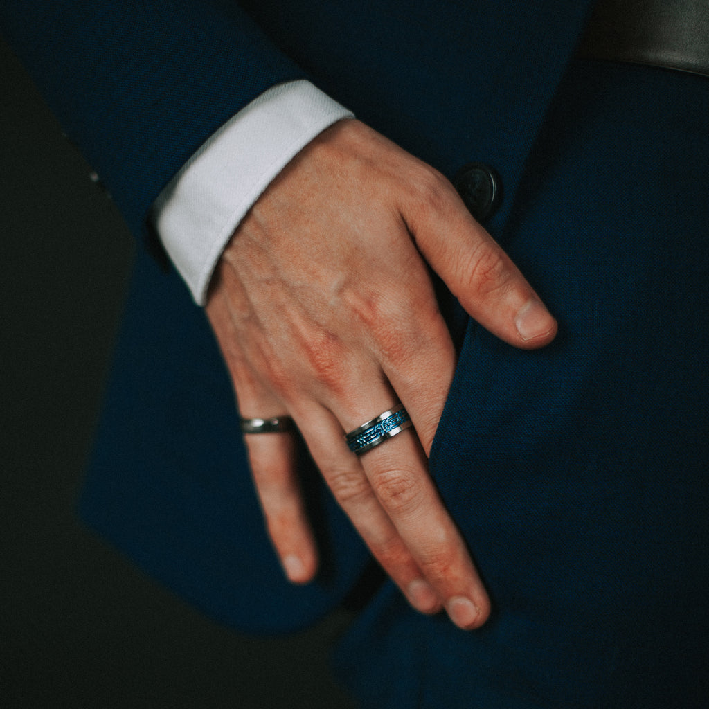 Lancelot - Celtic Inspired Men's Titanium Ring | Titanium Rings